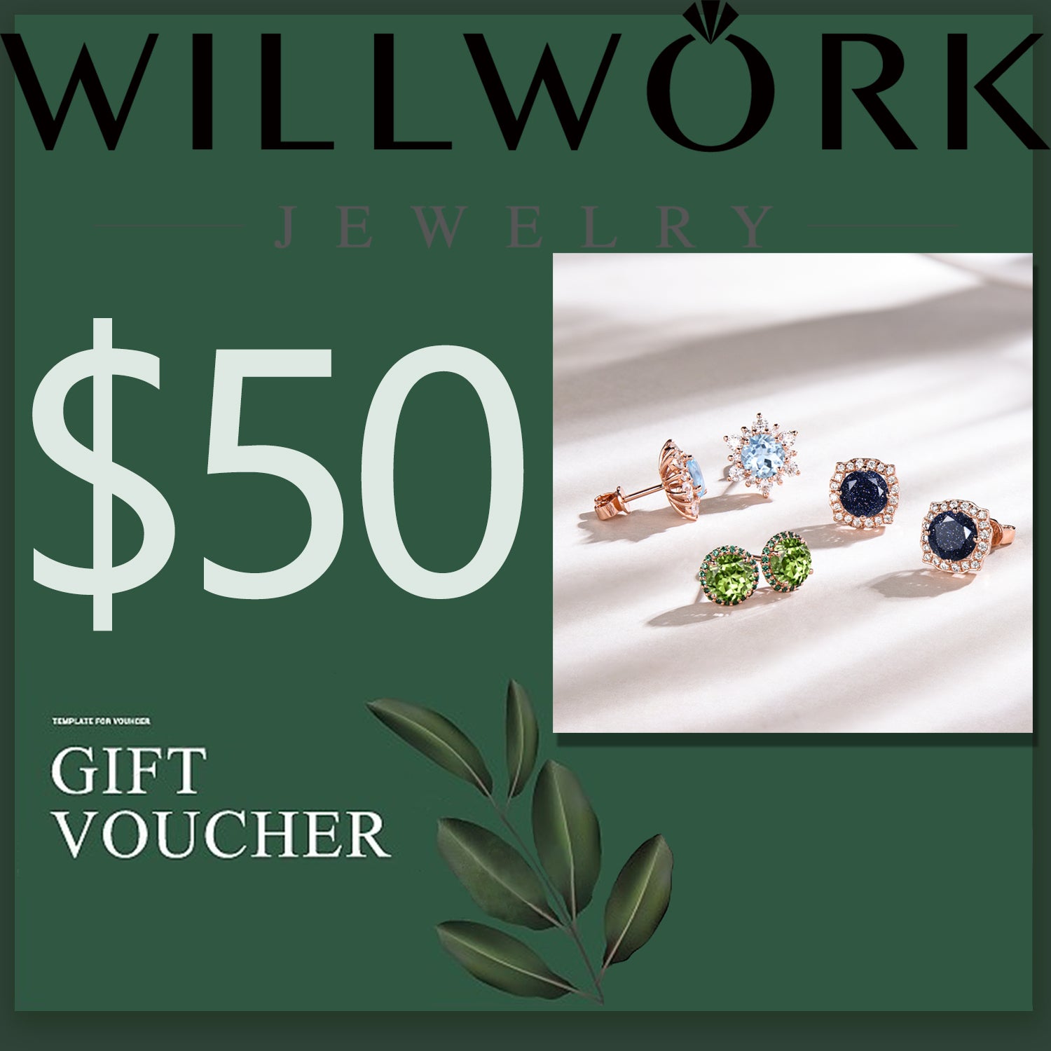 WillWork Jewelry 50$ Gift Card – WILLWORK JEWELRY