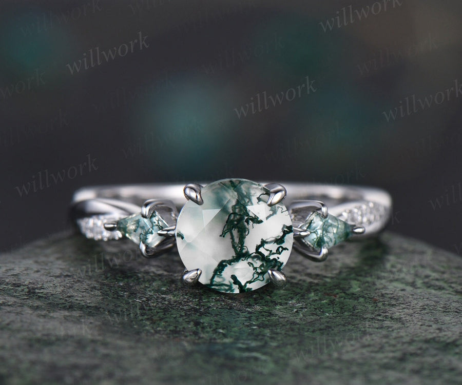 Round Cut Engagement Rings | Willwork Jewelry – WILLWORK JEWELRY